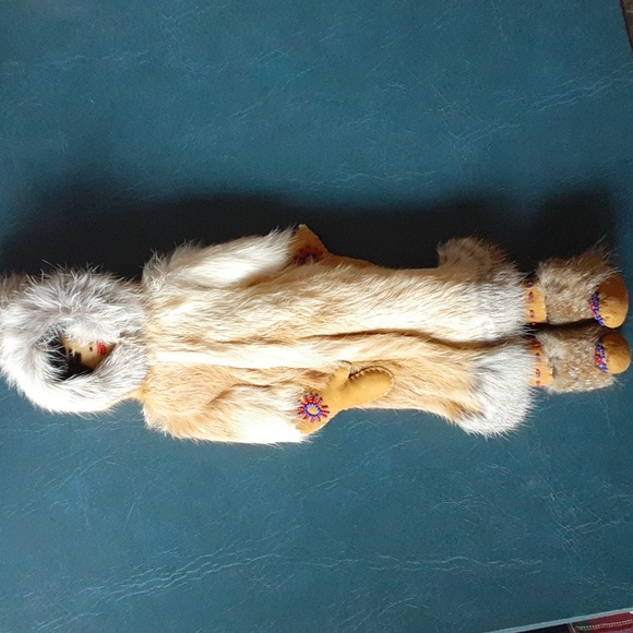 Other | Inuit Eskimo Indigenous Doll Handmade Alaska Leather Fur | Poshmark